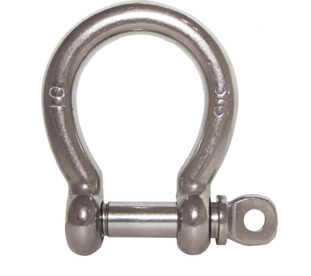 RWB Marine Bow Shackles - Stainless Steel | Blue Bottle Marine
