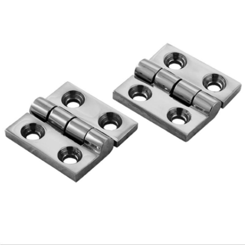 Heavy Duty Stainless Steel Polished Hinges | Blue Bottle Marine