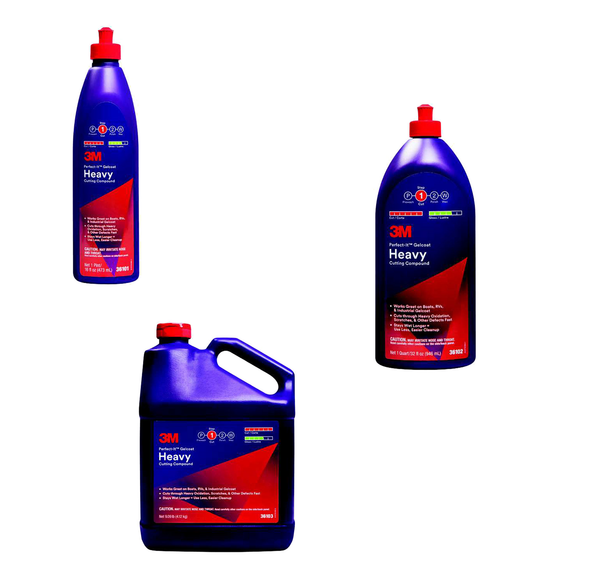 3M Perfect-It Gelcoat Heavy Cutting Compound | Blue Bottle Marine