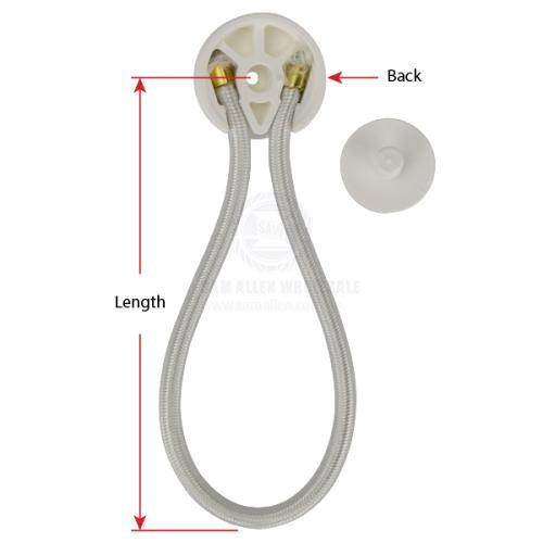 Shock Cord Stretch Loops - Canvas White | Blue Bottle Marine