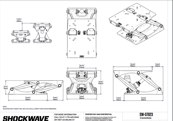 Shockwave S5 Sentinel Suspension Module | Blue Bottle Marine