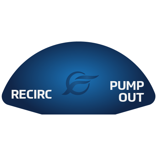 Flow-Rite Actuator Decal | Blue Bottle Marine