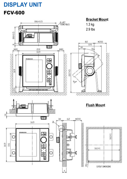 Furuno FCV-600 COLOR LCD SOUNDER | Blue Bottle Marine