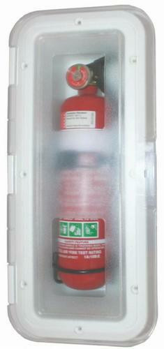 Fire Extinguisher Boxes - Deluxe Transparent Best Deal | Blue Bottle Marine