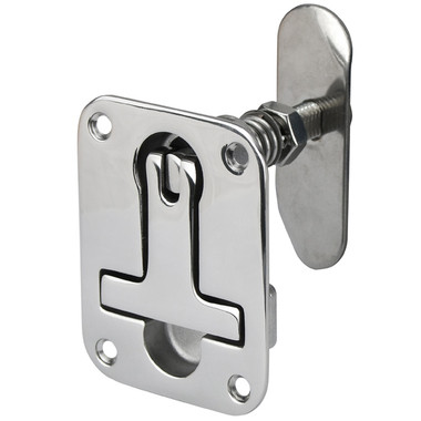 Heavy Duty S/S Compression Recessed Latch Rectangular | Blue Bottle Marine