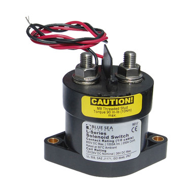 Blue Sea Systems L-Series Solenoid Switch | Blue Bottle Marine