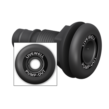 Flow-Rite Pump Out Aerator Discharge Thru-Hull | Blue Bottle Marine