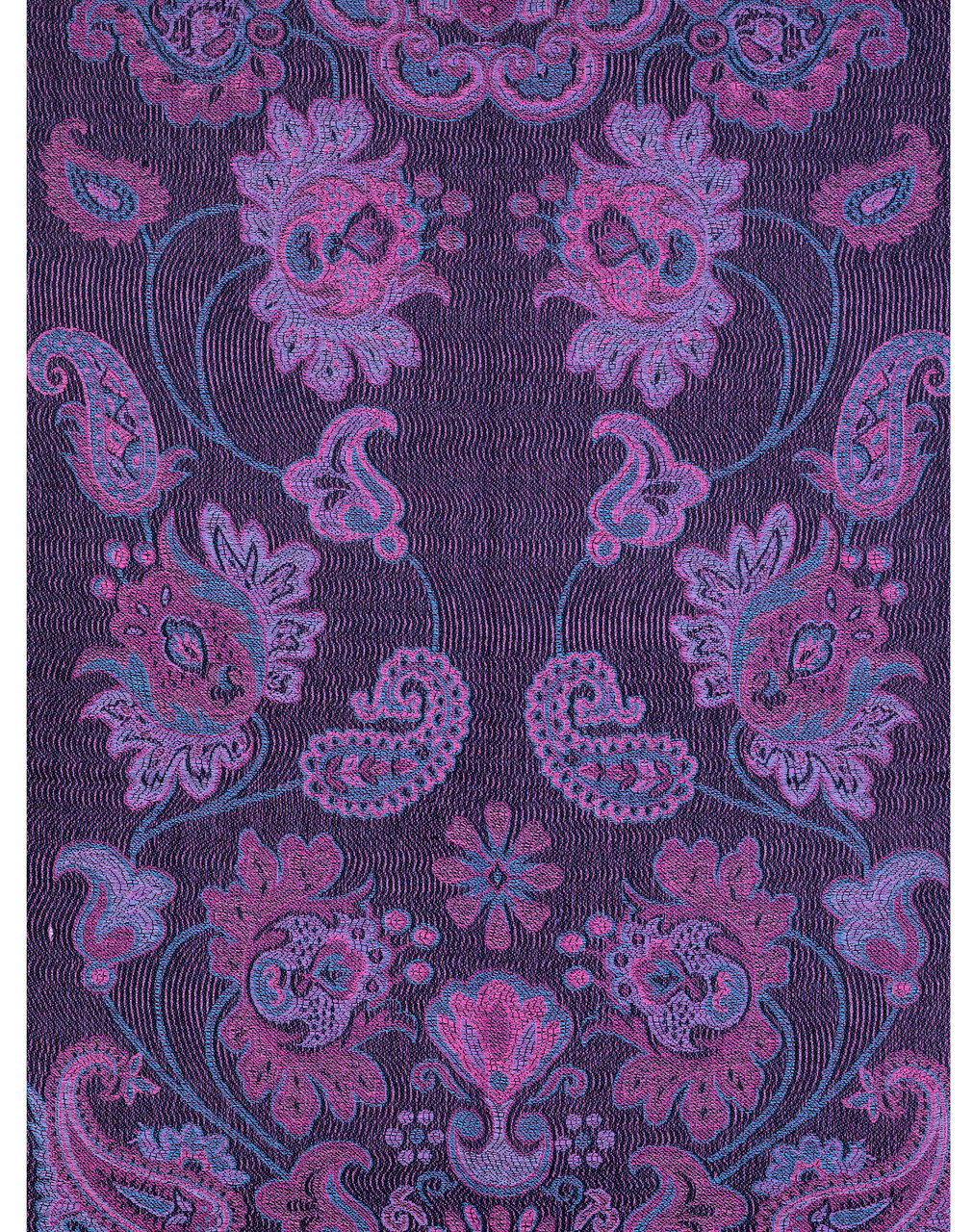Women 100% Pashmina Premium Winter Scarf Wrap Black Purple SCP668-5 ...