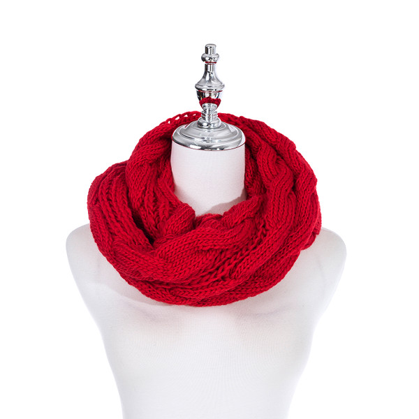 RED Lady's Snood SND332-9 - ladyfuschia