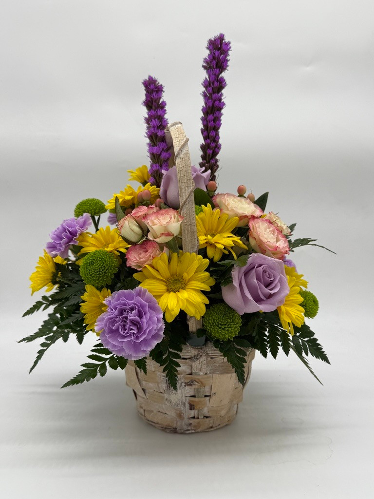 Pastel Breeze Basket | Flower Den Florist