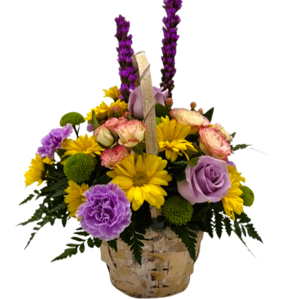 Pastel Breeze Basket | Flower Den Florist