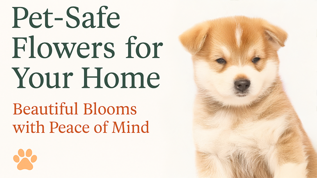 Pet-Friendly Flowers: Beauty You Can Trust Around Paws - Flower Den ...