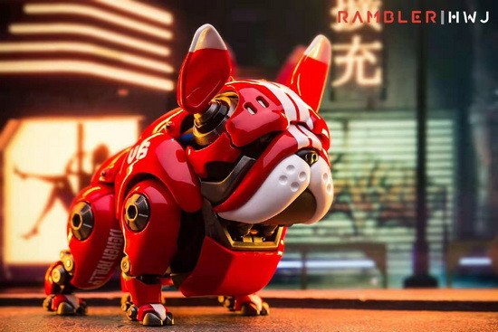 MECHA-BULLDOG ACTION FIGURE (RED) (Due 02/08/2022) - Akiba HQ