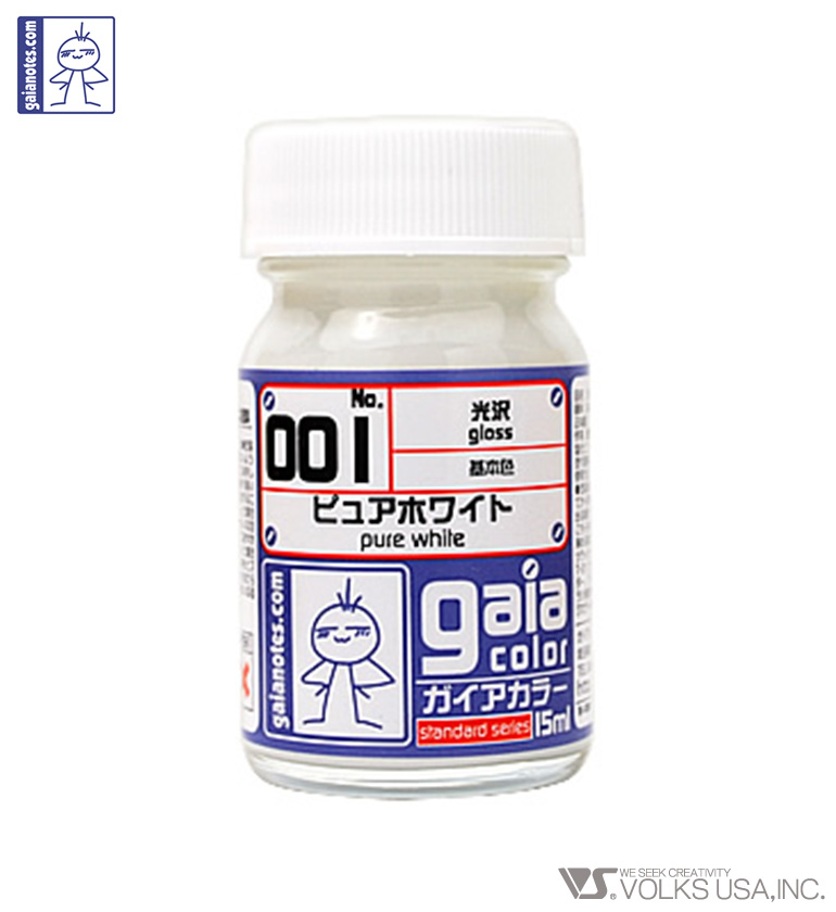 GAIA BASE COLOR 001 GLOSS PURE WHITE