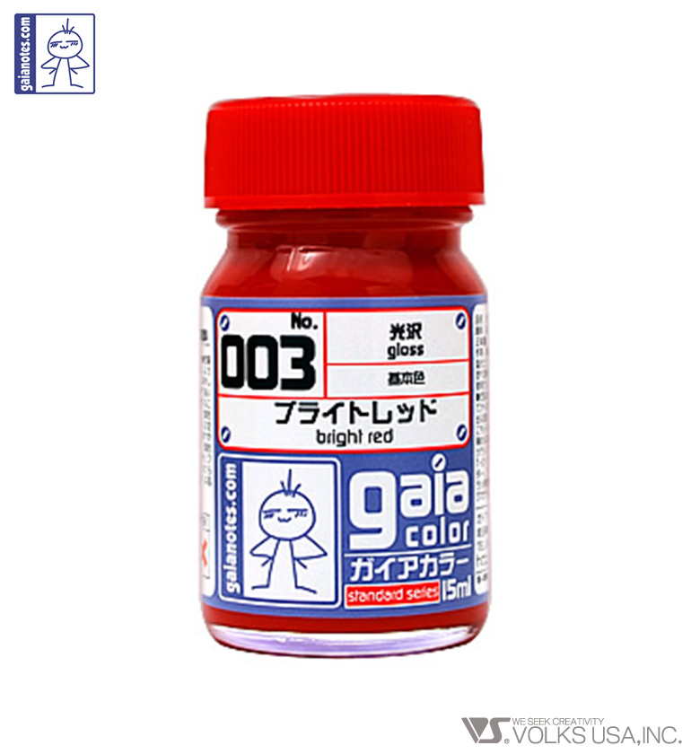 GAIA BASE COLOR 003 GLOSS BRIGHT RED