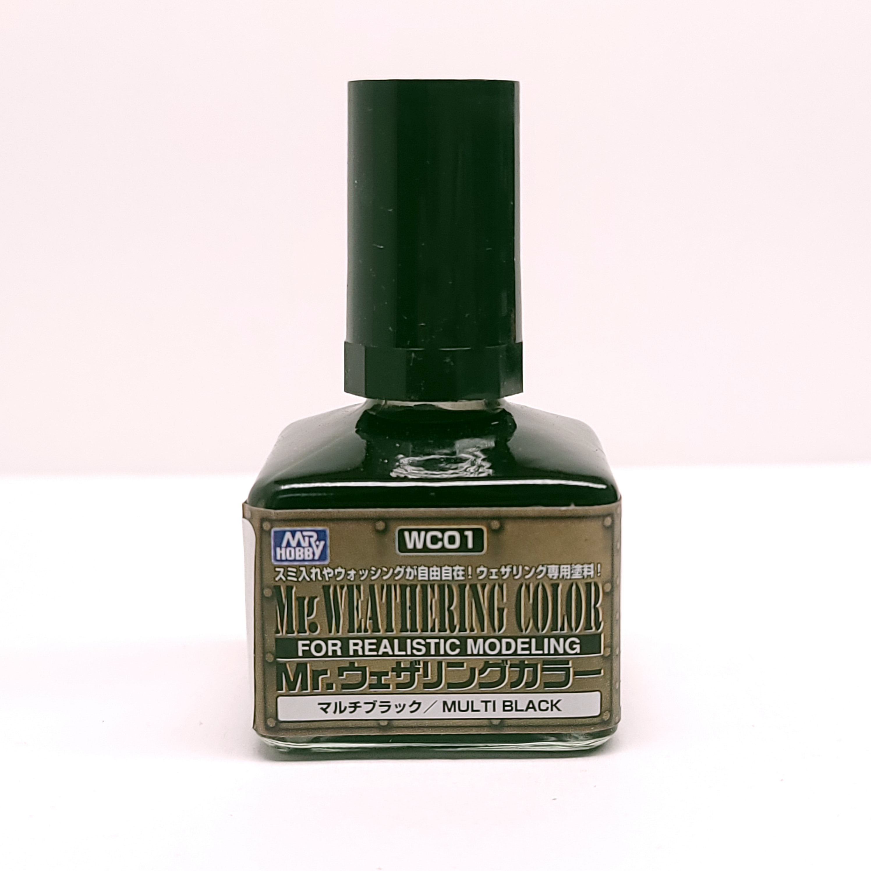 WC01 Multi Black GSI, Mr. Weathering Color Paint