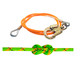 Lime, Orange Static Master Pro Climbing Rope Kit With Orange Wire Core ...