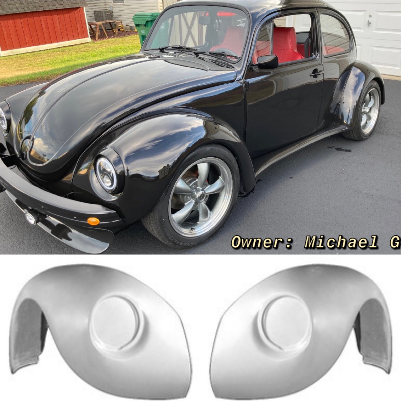 Vw beetle fenders store
