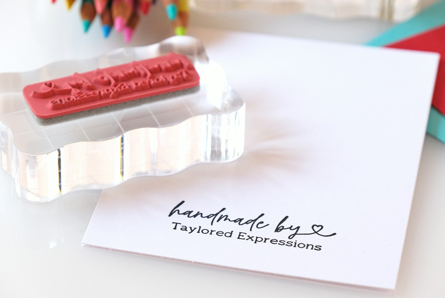 Crafty Cursive Custom Stamp