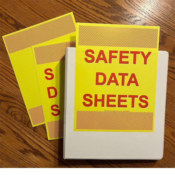3 Piece SDS Binder Cover Kit