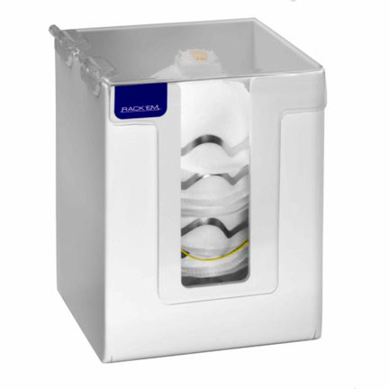 Dust Mask/Disposable Respirator Dispensers, Small or Large, Clear or White