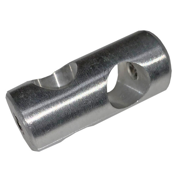 90° Rod Connector and Clamp Holder for 1/2" Diameter Rods, Closed Style