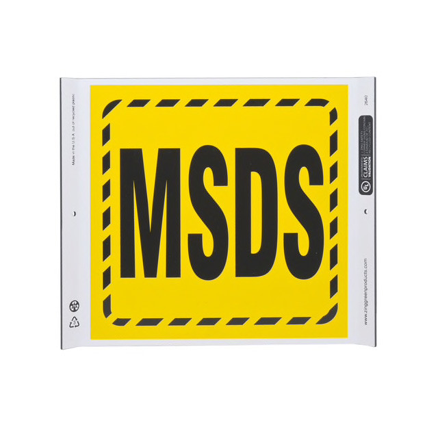 MSDS Wall-Projecting L-sign