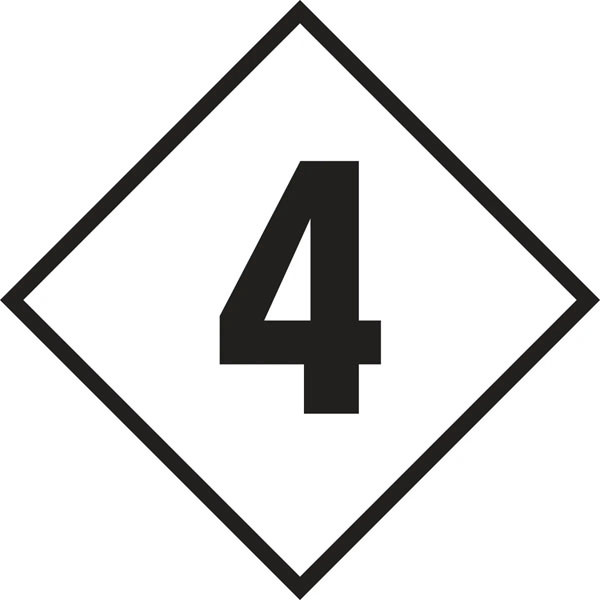 Individual Number and Character Hazard Panels for 24" NFPA Diamond Placard