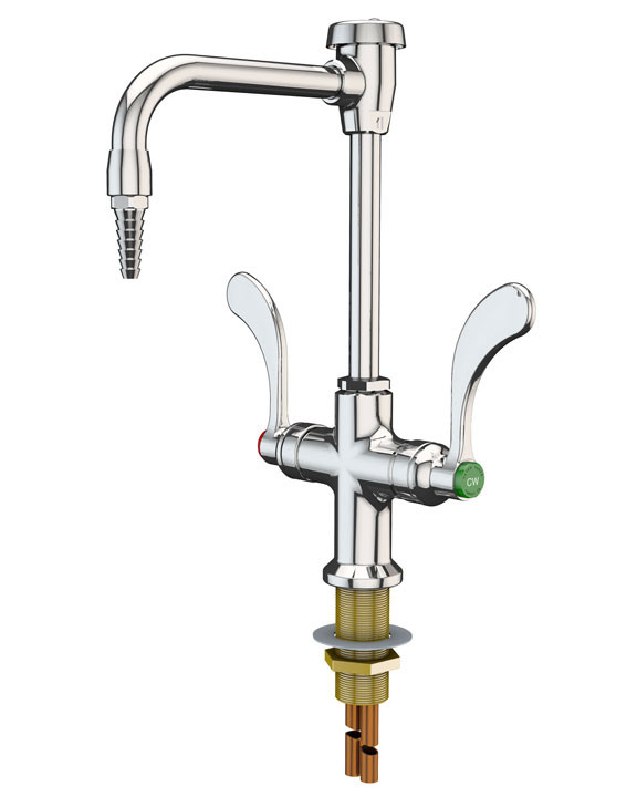 L411, L412, L414 Series Laboratory Mixing Faucets, Single Hole Deck ...