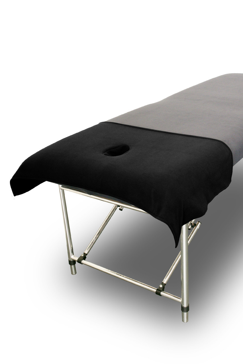 Basics Table Drapes/sheets/towels with face hole 100 x 50 cm