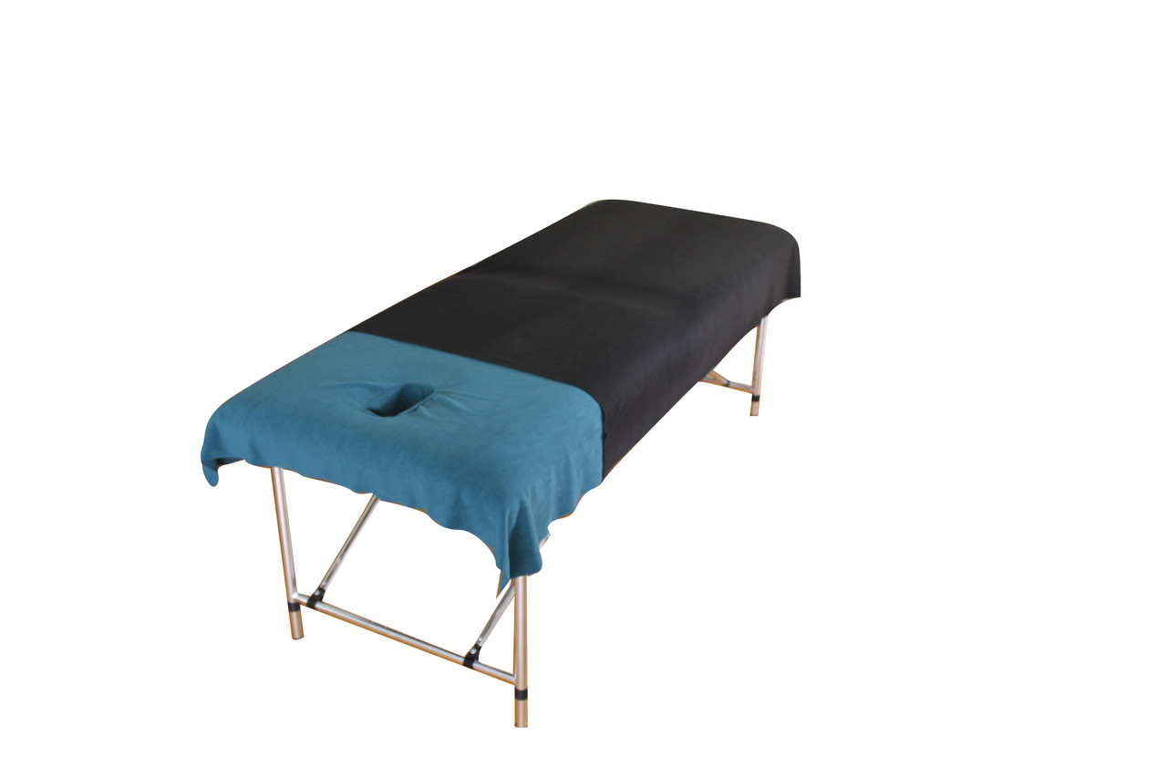 Basics Table Drapes/sheets/towels with face hole 100 x 50 cm