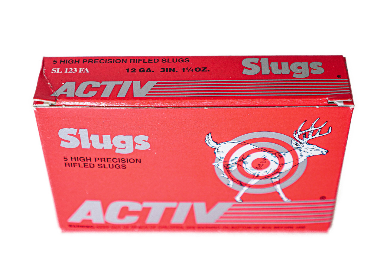 Activ Precision Slugs 12ga (3" Shell / 1 1/4 Oz) - 12 Gauge Slugs