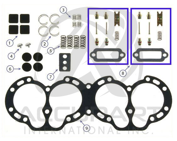 Bendix TF1400 Air Compressor - Head Kit