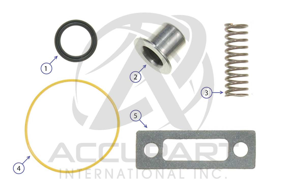 Cummins/Holset Single Air Compressor - Unloader Kit, E TYPE