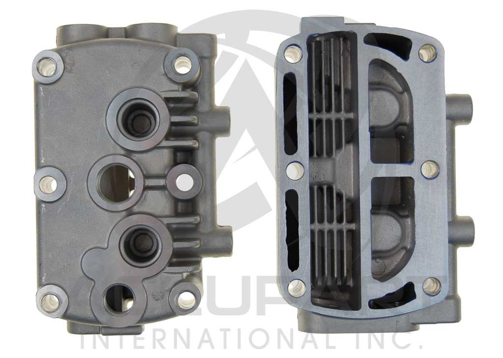 Bendix 75mm Twin Air Compressor - Head, Top Portion