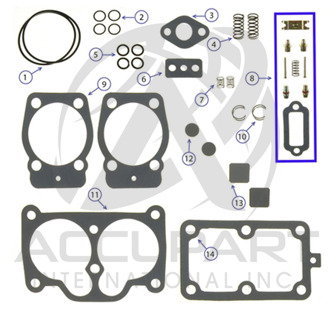 Bendix TF501 Air Compressor - Ford Side Mount Kit