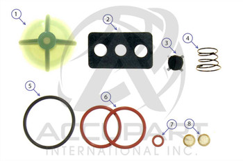 Bendix Air Valves - D-2 Governor Major Kit, High Temp