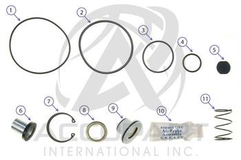 Bendix Air Valves - R-14 Relay Valve Major Kit