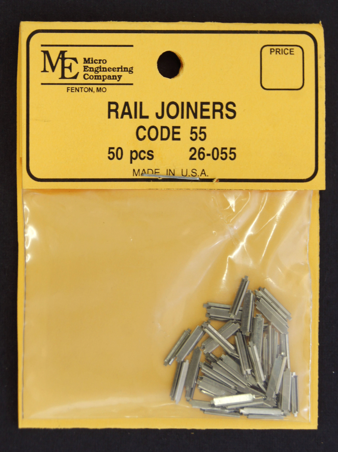 Metal Rail Joiners, Code 55 Slip-on, N.S. (50)