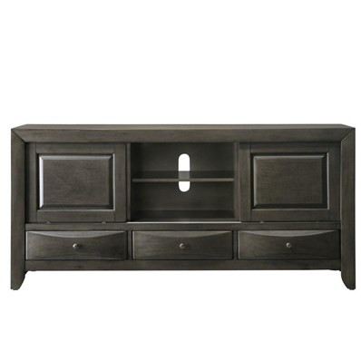 Emily Entertainment Console Grey - Casa Furniture, Inc.