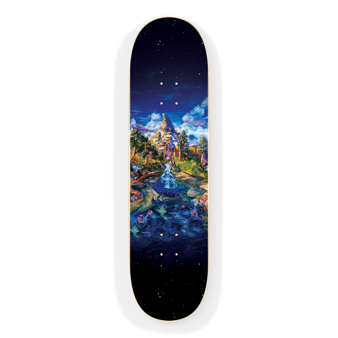 DMT MOUNTAIN SKATE DECK by Mear One