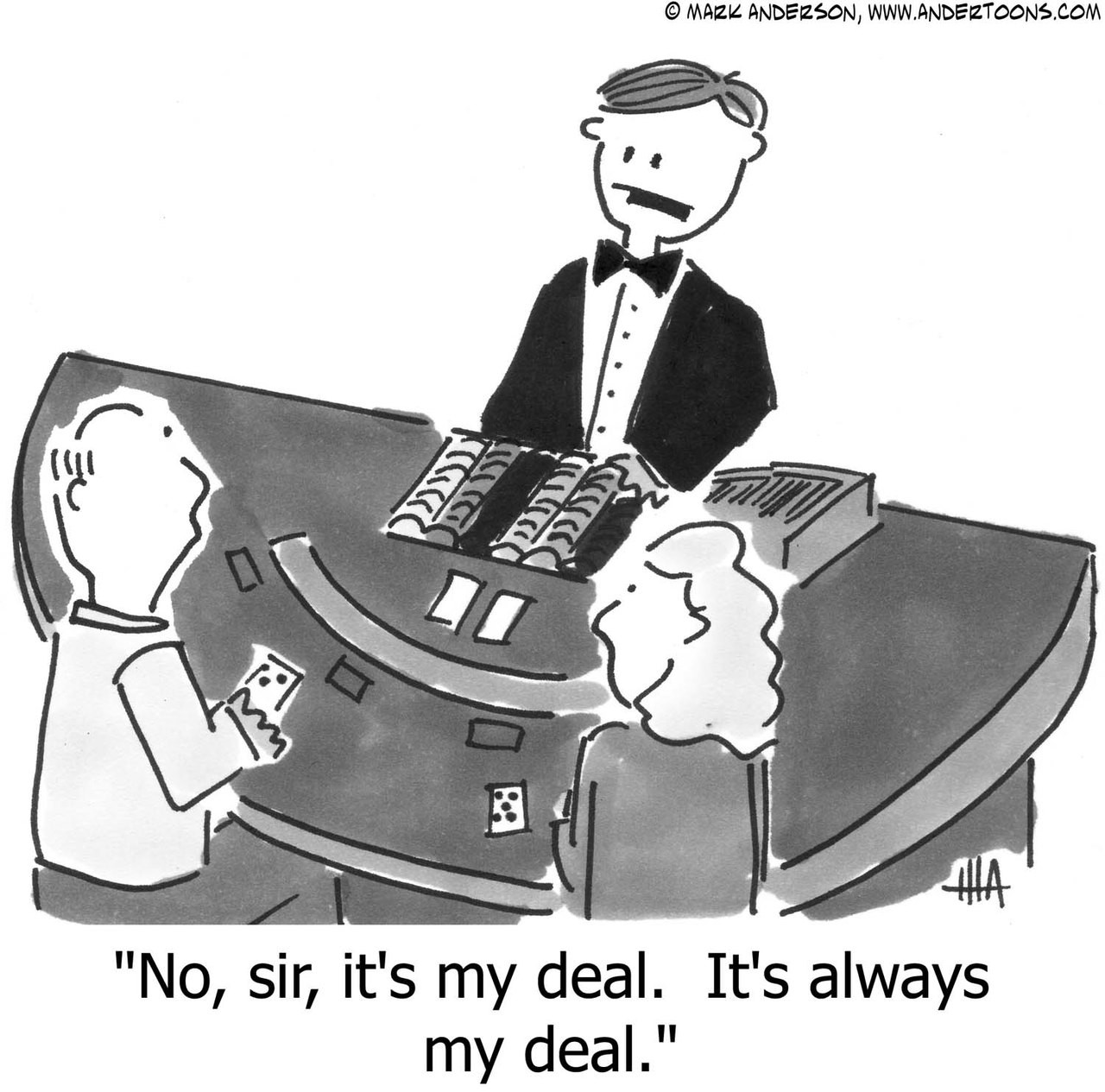 Gambling Cartoon # 1313 - ANDERTOONS