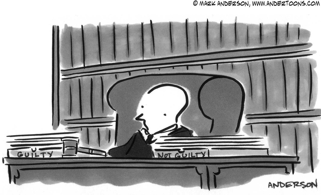 Judge Cartoon # 5973 - ANDERTOONS