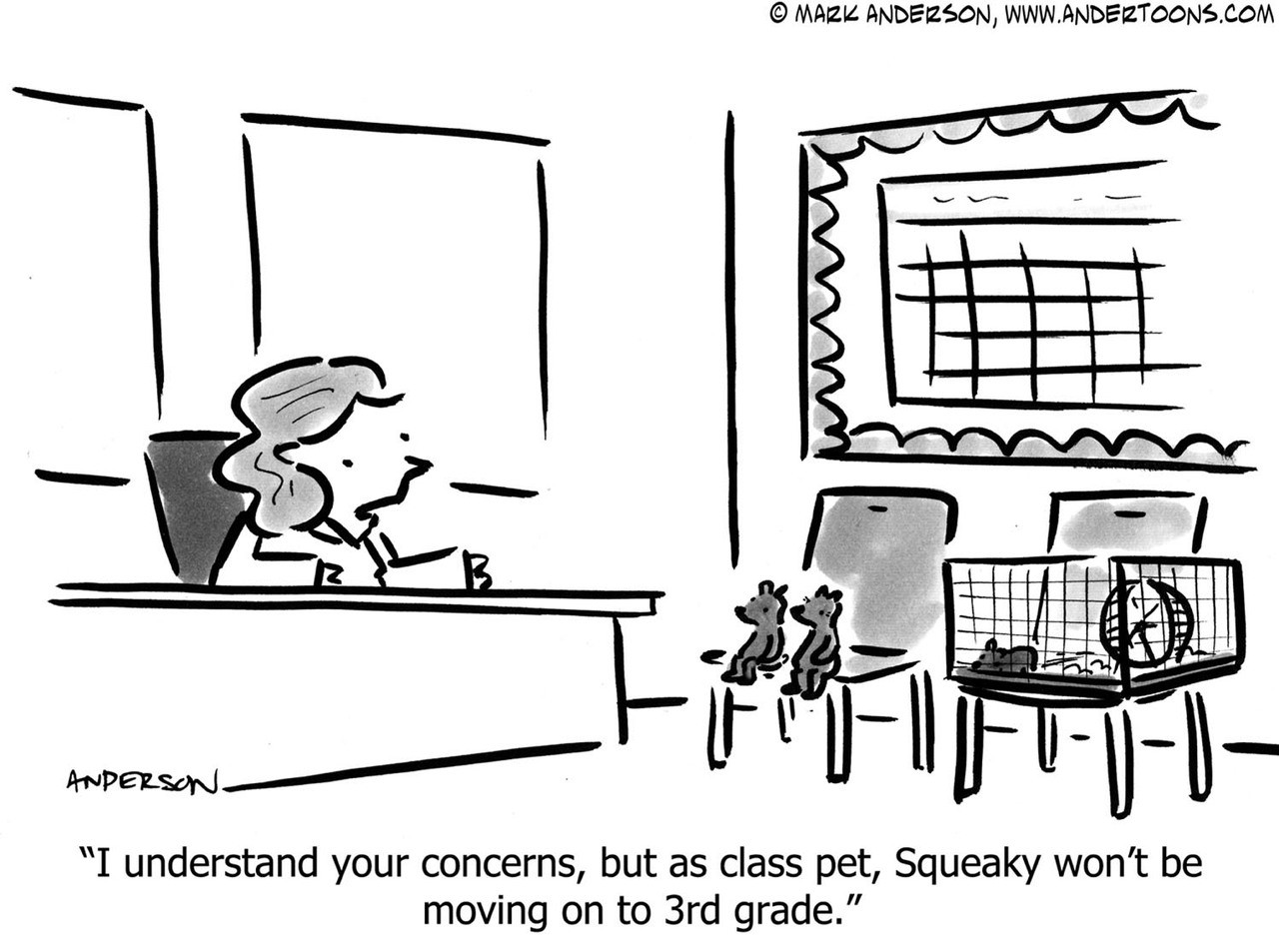 Animated Teacher Grading