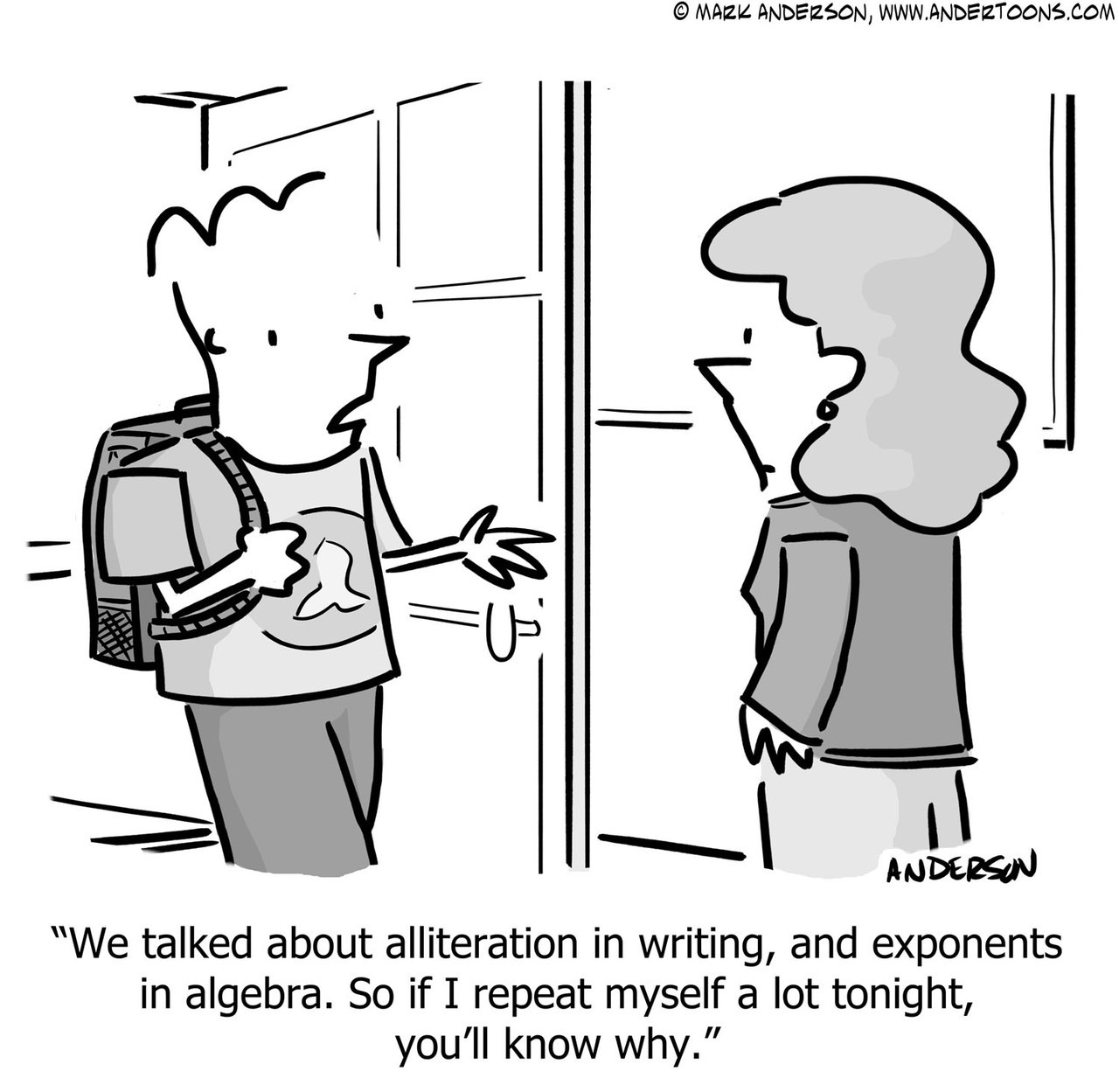 Alliteration Cartoon