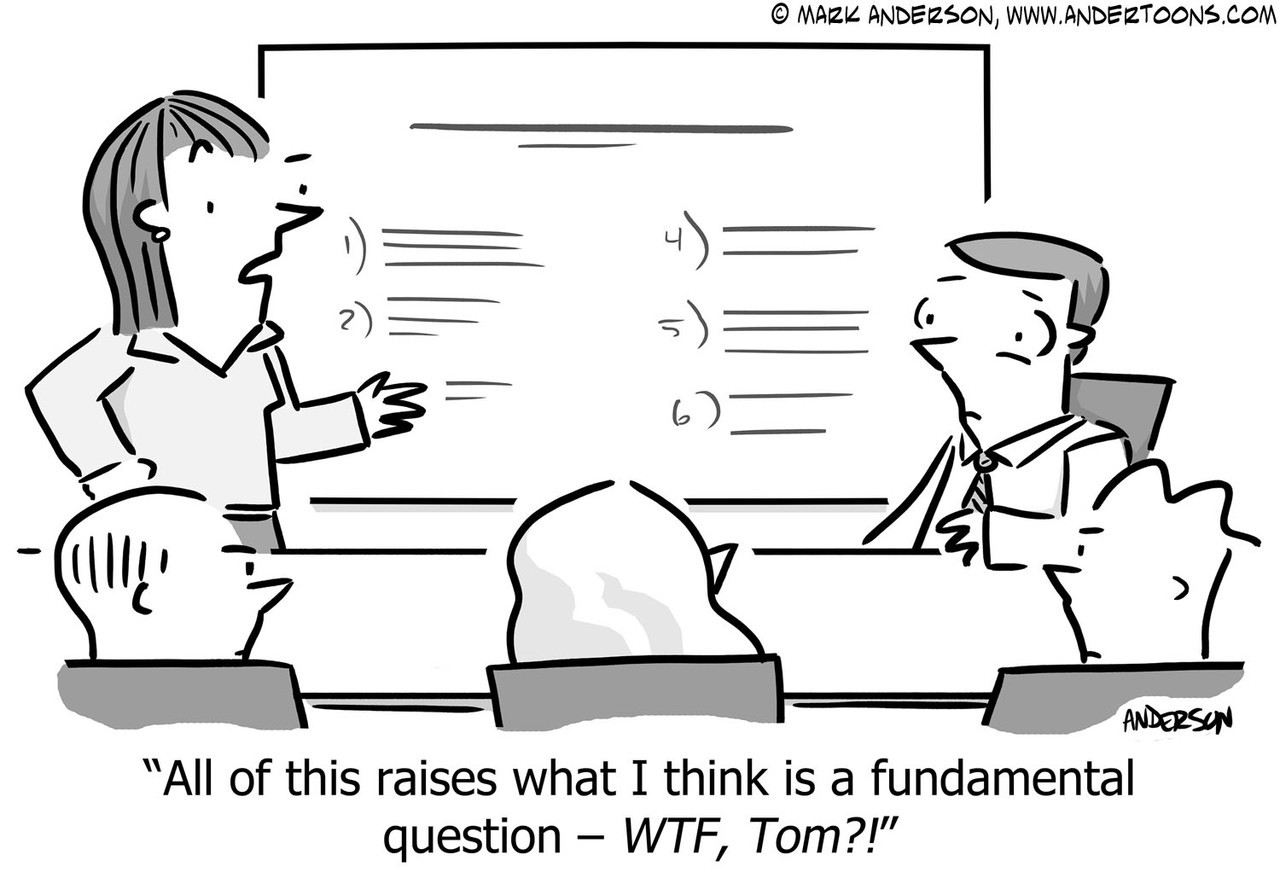 Question Cartoon # 7478 - ANDERTOONS