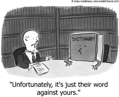 Word Cartoon # 2815 - ANDERTOONS