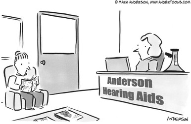 Hearing Cartoon # 3827 - ANDERTOONS