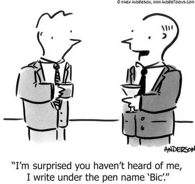 Writing Cartoon # 4422 - ANDERTOONS