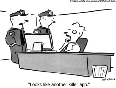 Crime Cartoon # 4827 - ANDERTOONS